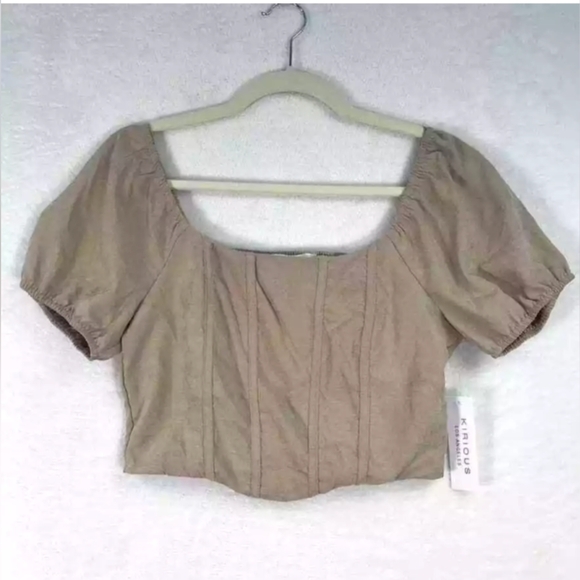 KIRIOUS LOS ANGELES | Tops | Kirious Corset Crop Top Nwt | Poshmark